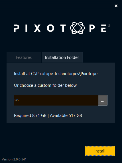 Install Pixotope