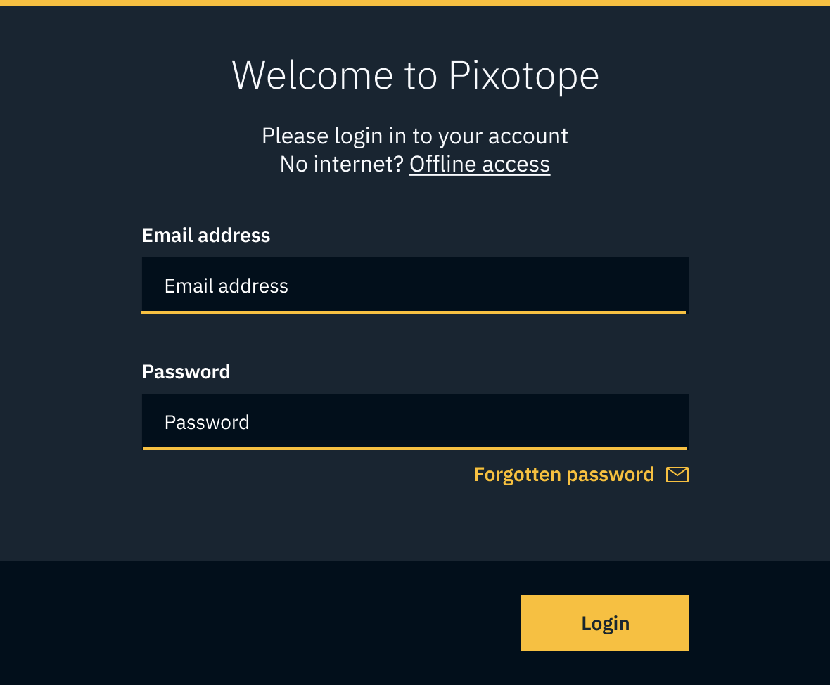 Starting Pixotope - START