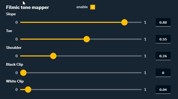 Configure color pipeline