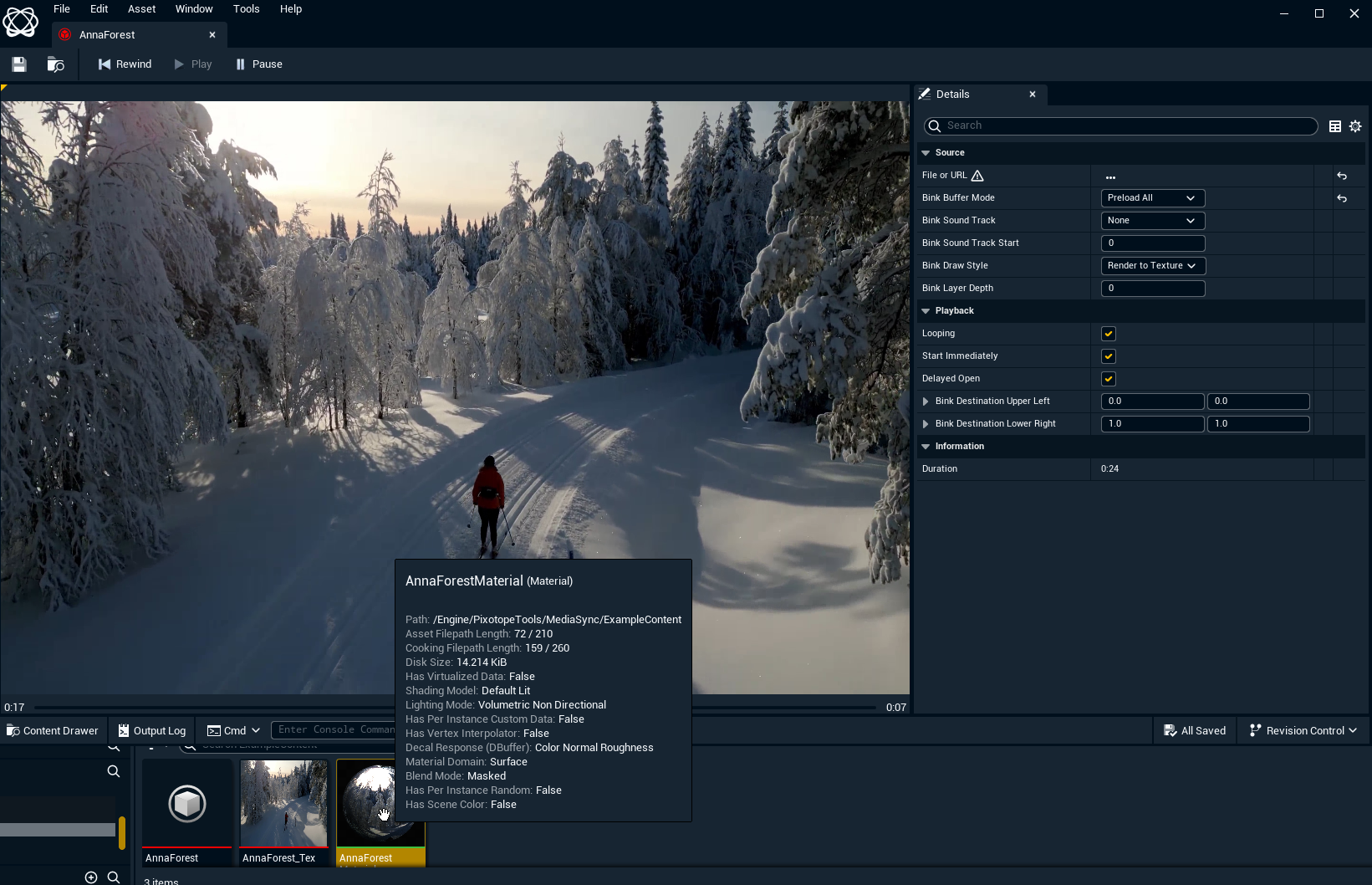 Set up synchronized video playback