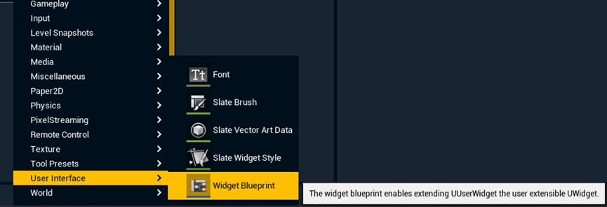 Render UMG widget Render UMG widget